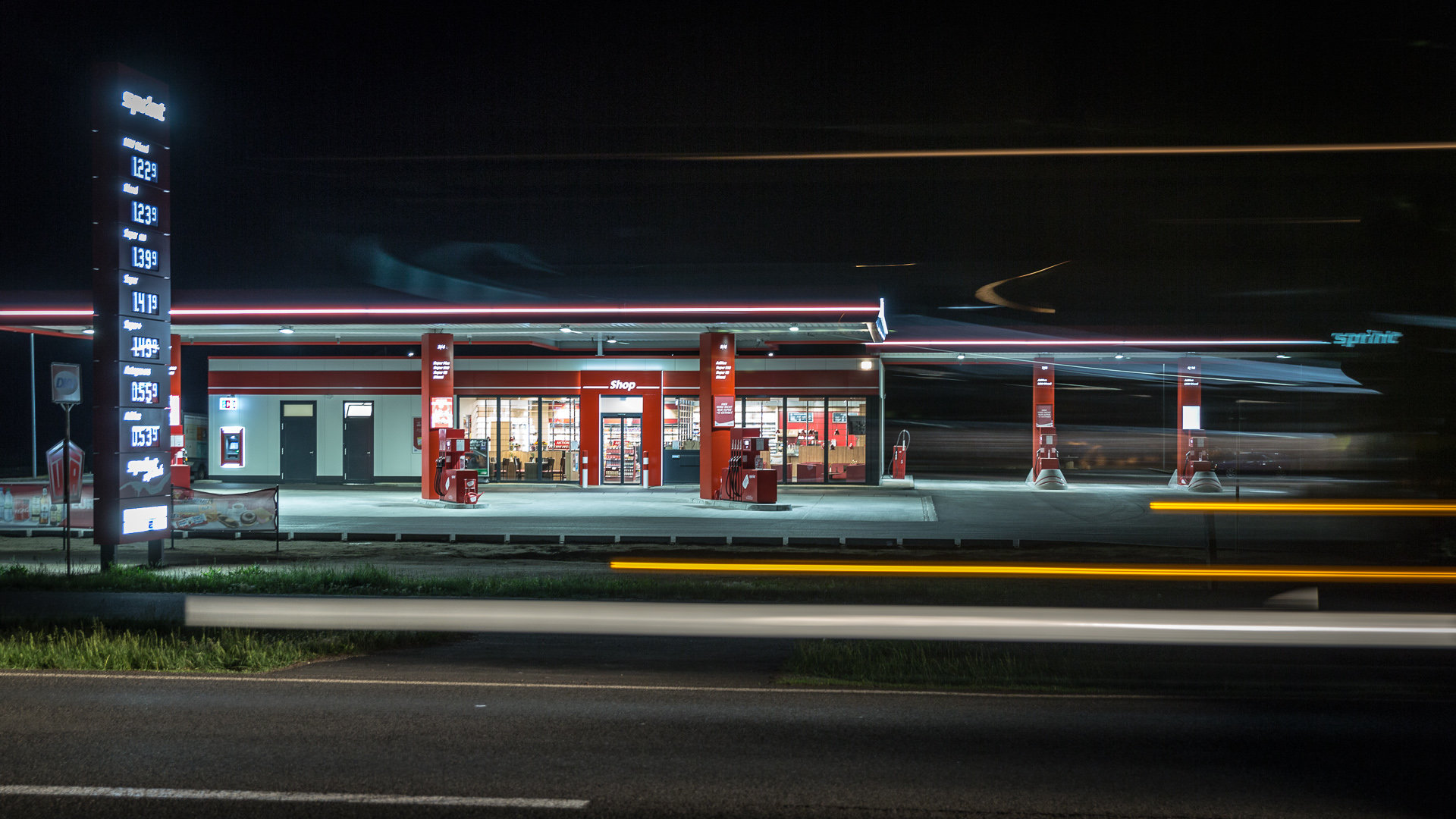 Sprint & GO Tankstellen, Benzinpreise, Preisalarm, Services.